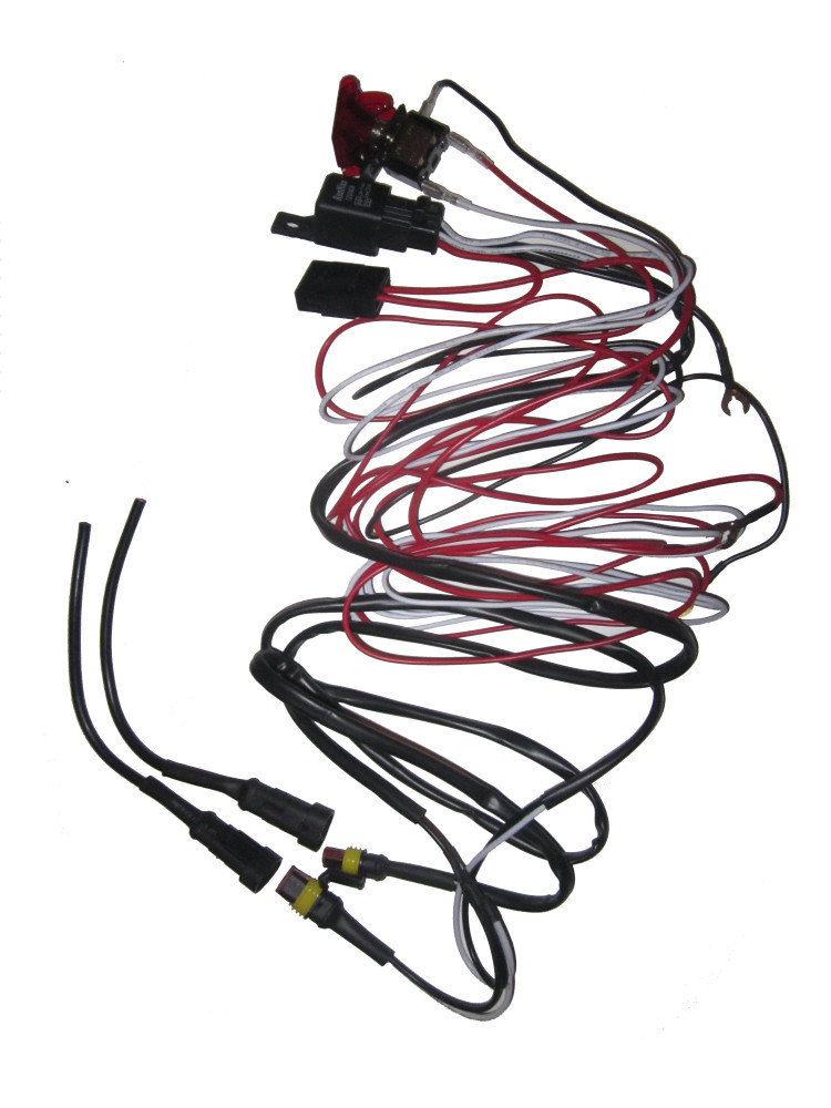 Universal Wire Harness with LED Toggle Switch – Tuff LED Lights